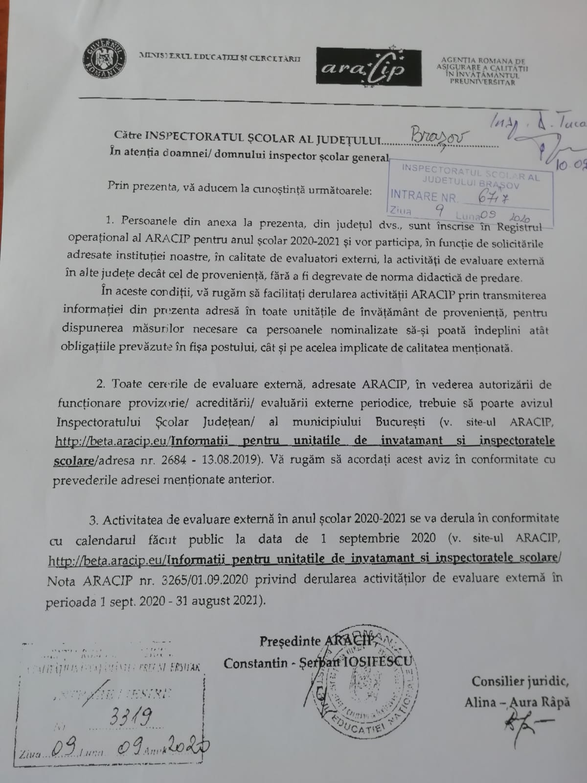 Acasa Activitate ARACIP